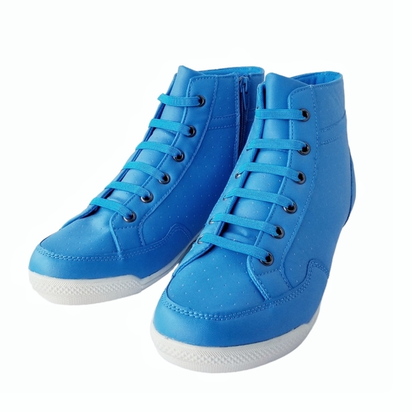 comfortview | Shoes | Comfortview Blue Hightop Athletic Shoes Sneakers ...